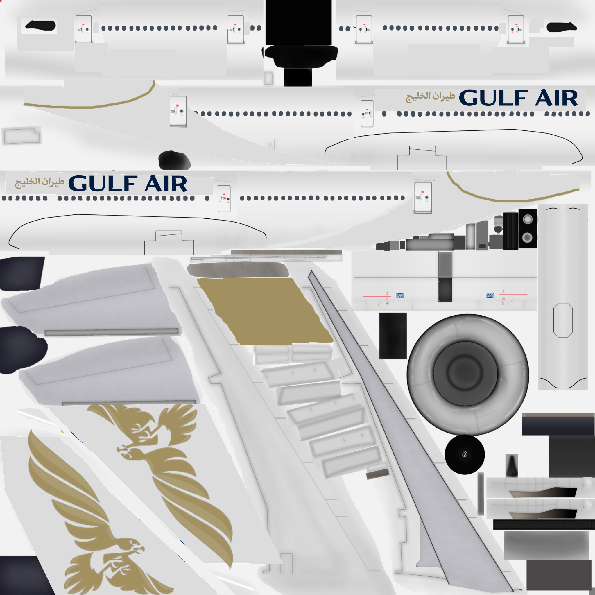 Request: Gulf Air A330-900 · Issue #377 · kolos26/GEOFS-LiverySelector ...