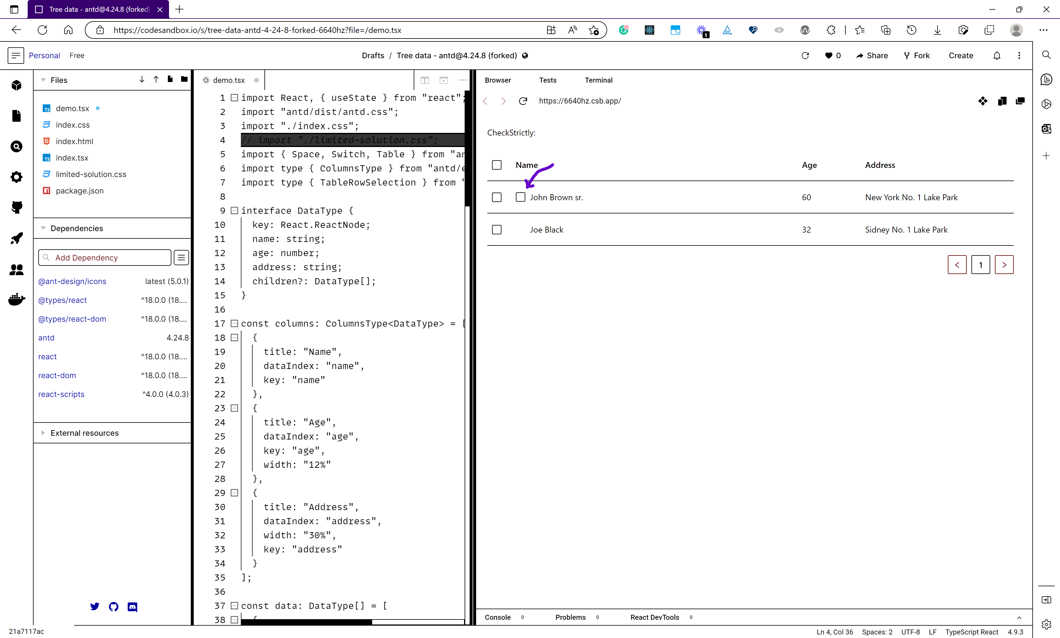 Expandable Icon In Table Tree Is Not Visible In Windows High Contrast Mode · Issue 40877 · Ant