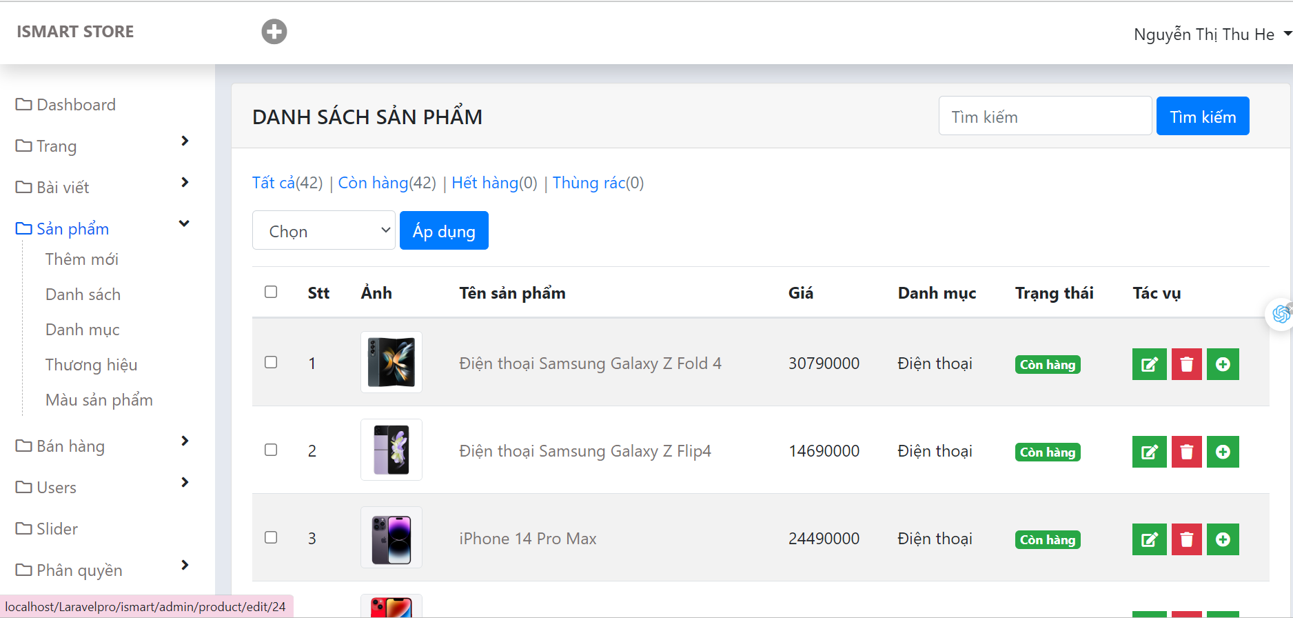 GitHub - thuha25/IsmartStore