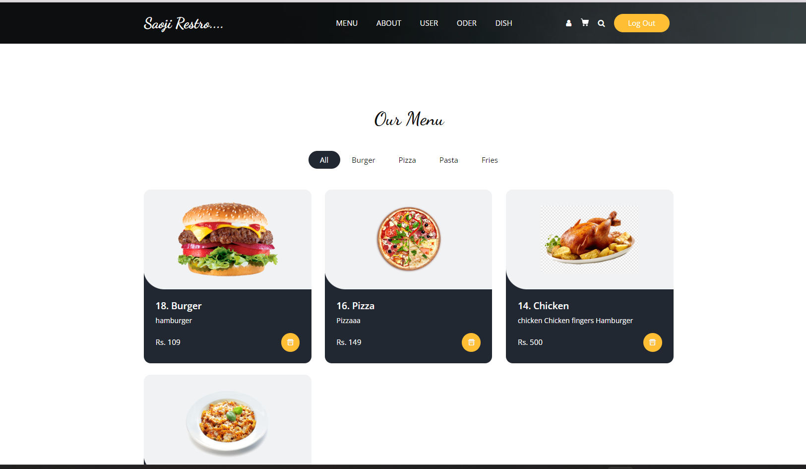 GitHub - RishabhUmredkar/JSP_PROJECT_RESTAURANT