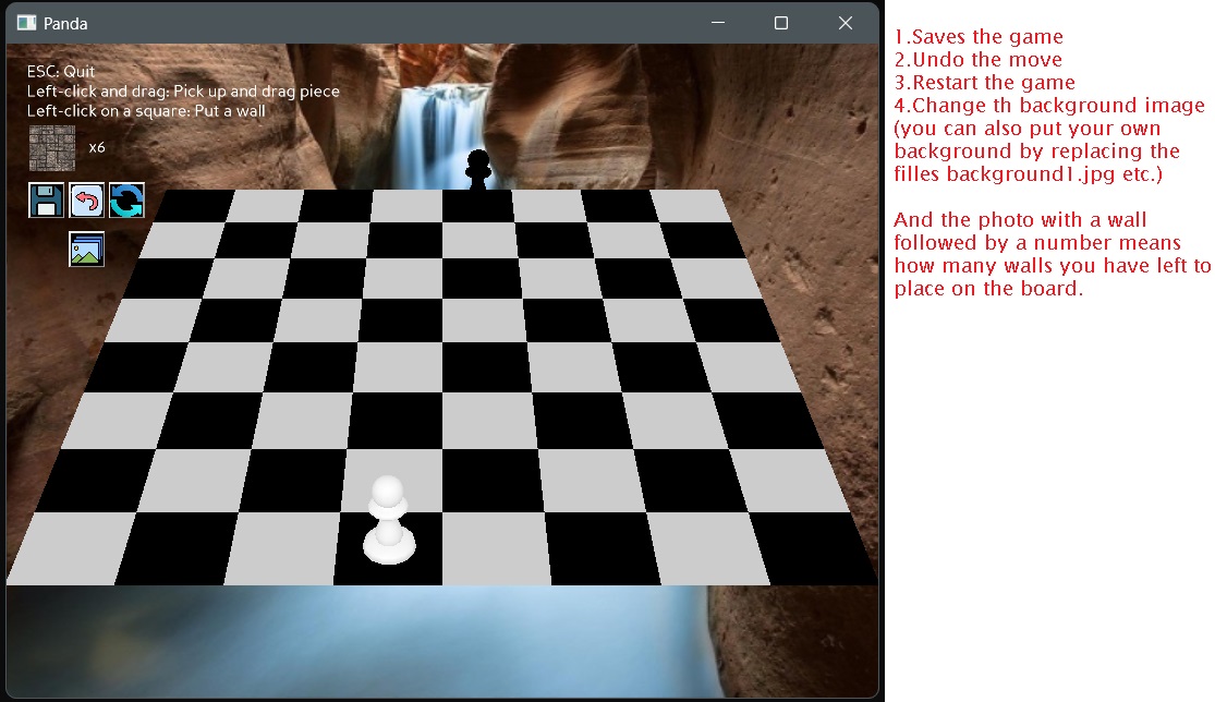 GitHub - 912-Dinu-TeodorGabriel/Quoridor-Panda3D: A game made in Panda3D