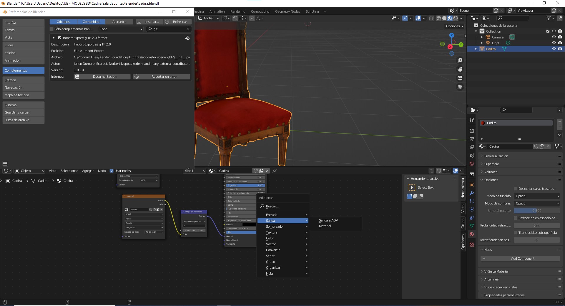 Gtlf Settings Node Disappeared · Issue 1750 · Khronosgroup Gltf Blender Io · Github