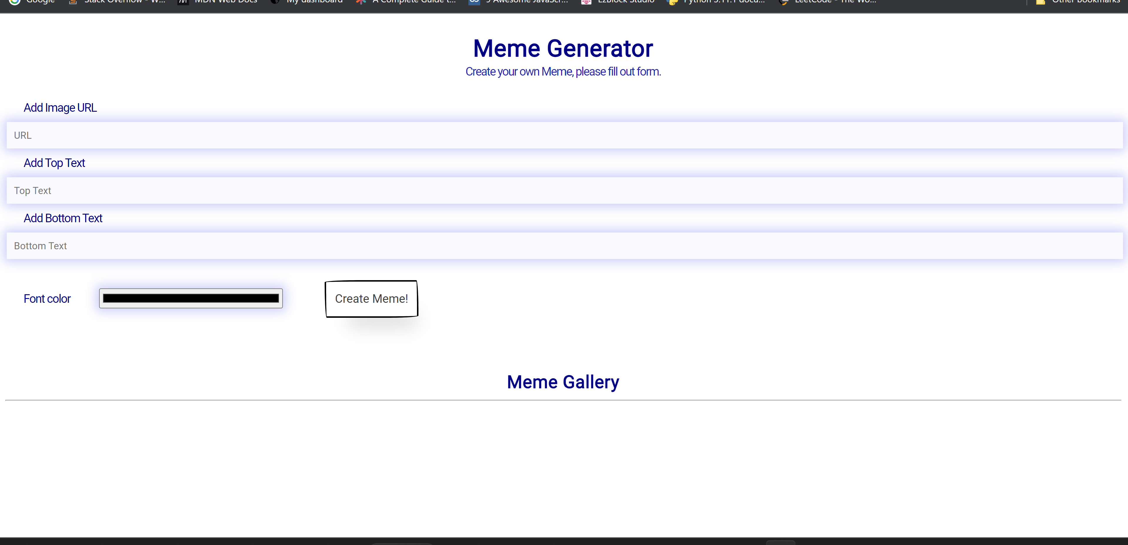 GitHub - EricaRose1/Meme-Generator