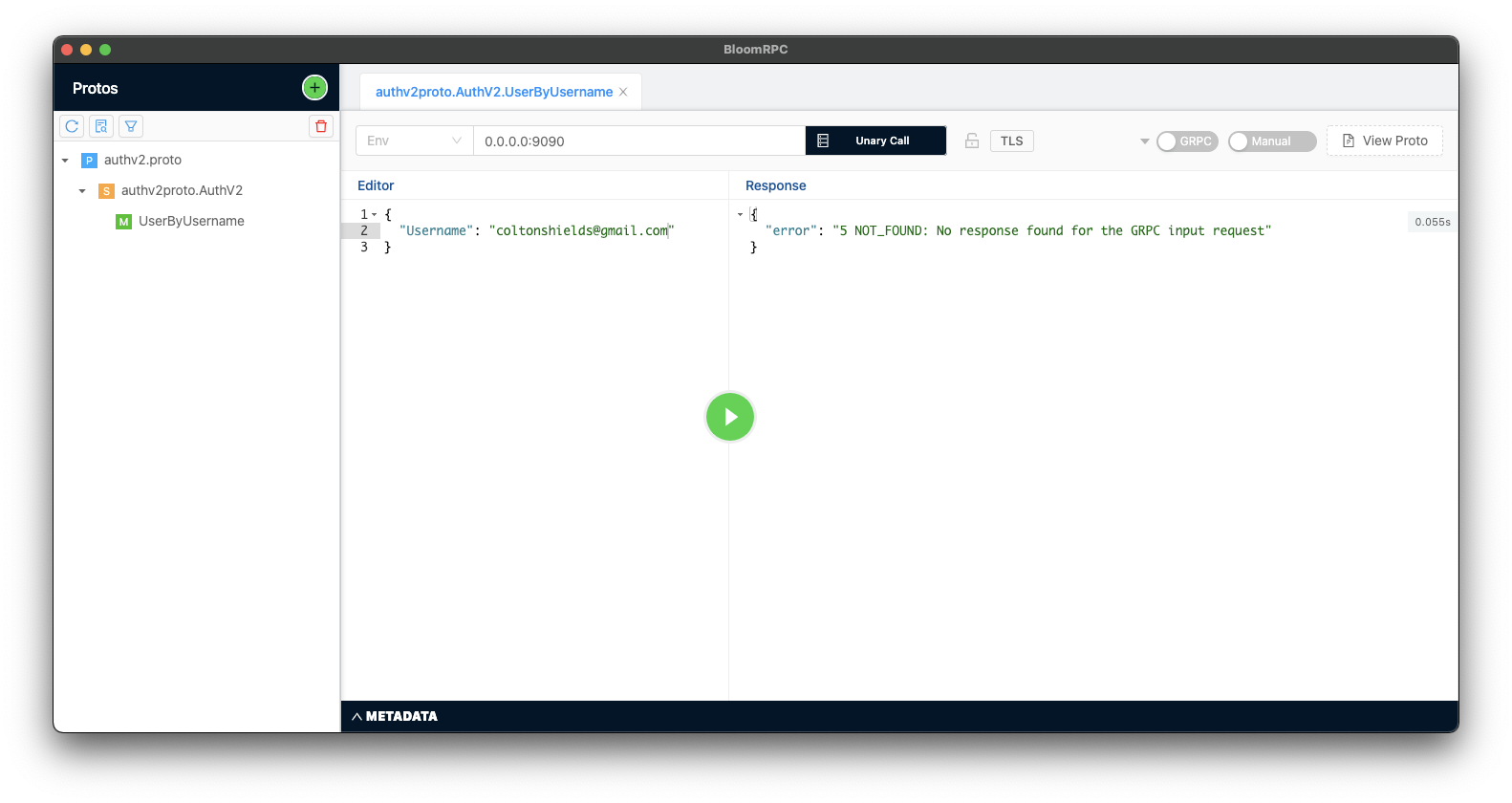 Error making grpc request against mock · Issue #448 · microcks/microcks · GitHub