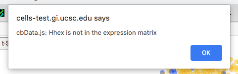 Issues with recent genes and changing datasets · Issue #108 · maximilianh/cellBrowser · GitHub