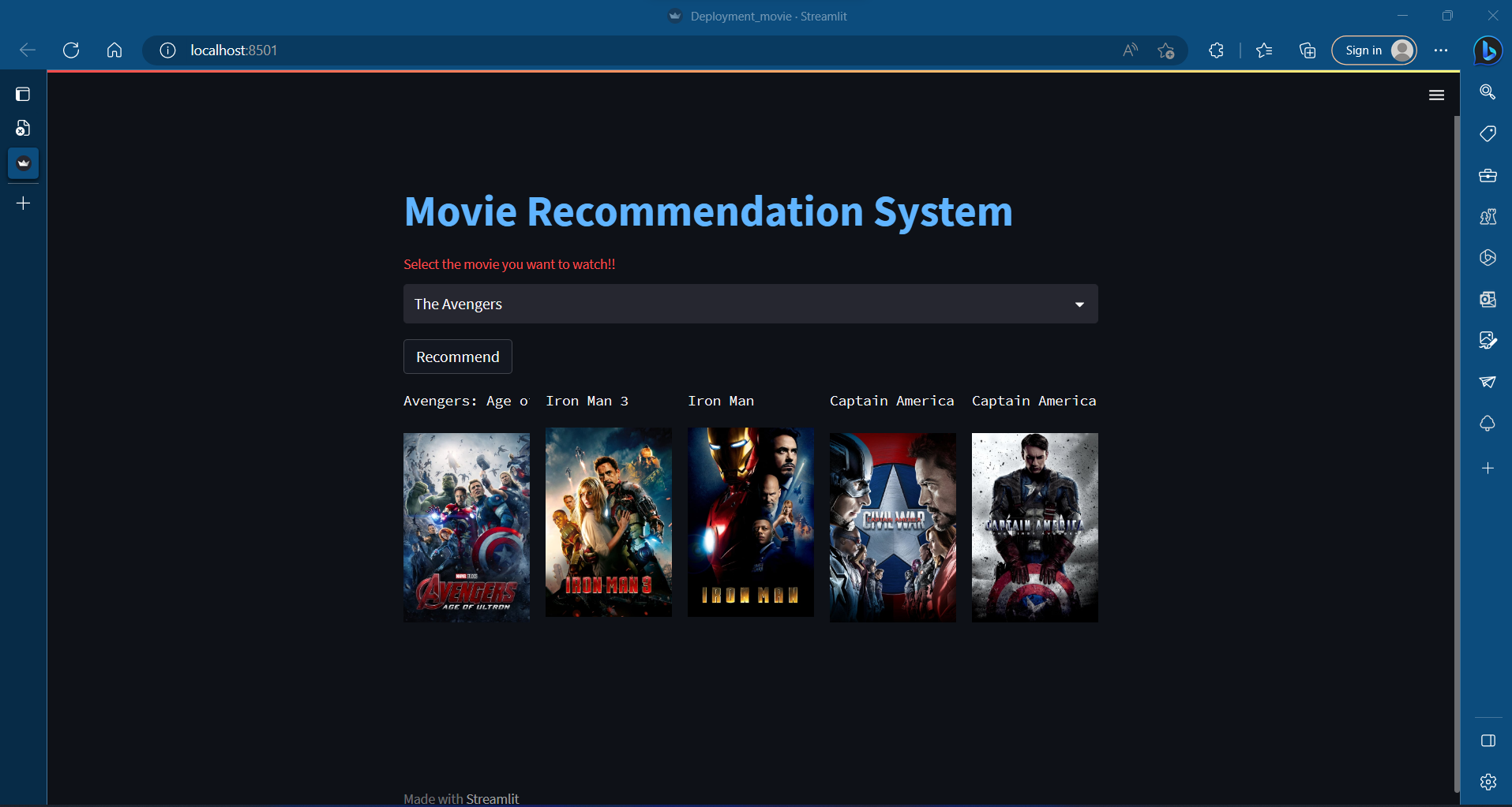GitHub - hiteshhhh007/MovieRecommender: Movie Recommender System