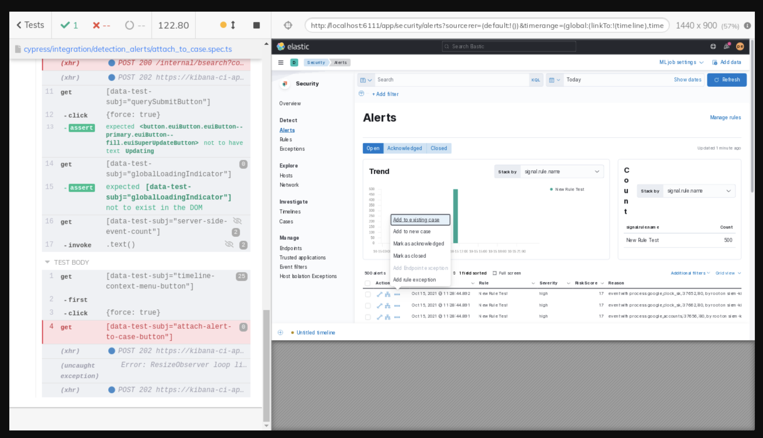 Failing Test Cypress Tests X Packpluginssecuritysolutioncypressintegrationdetection 