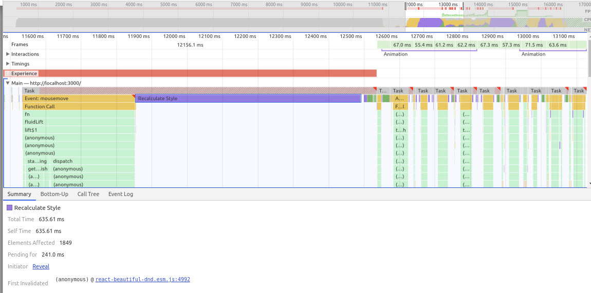 Heavy layout reflow on drag start and end · Issue #1850 · atlassian ...