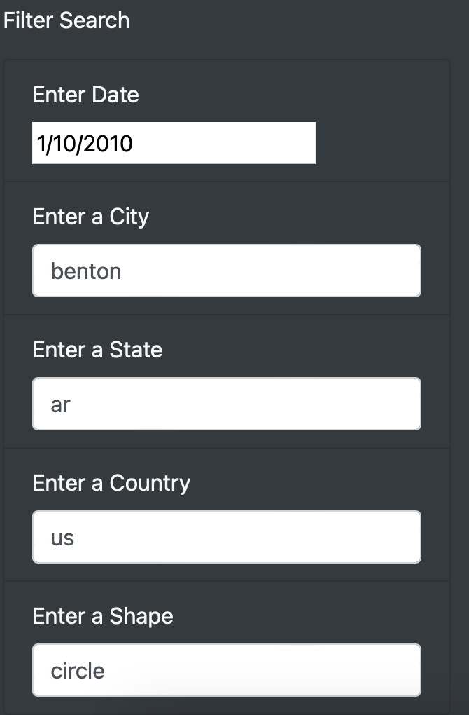 GitHub - joe-obryant/UFOs: Module 12 Challenge