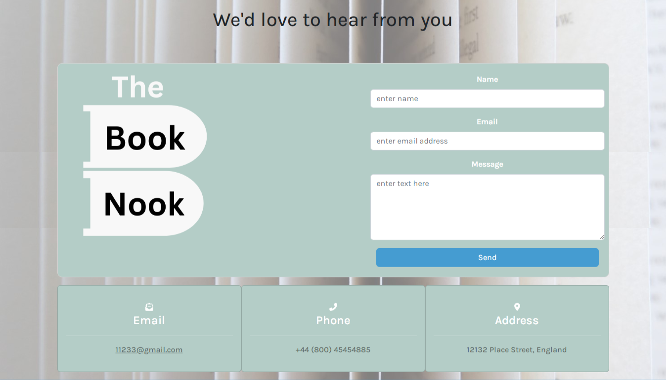 GitHub - JonHarrison/the-book-nook: An e-commerce book library