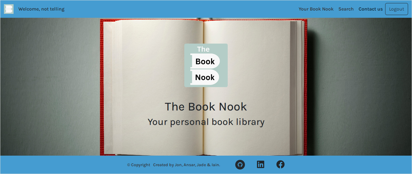 GitHub - JonHarrison/the-book-nook: An e-commerce book library