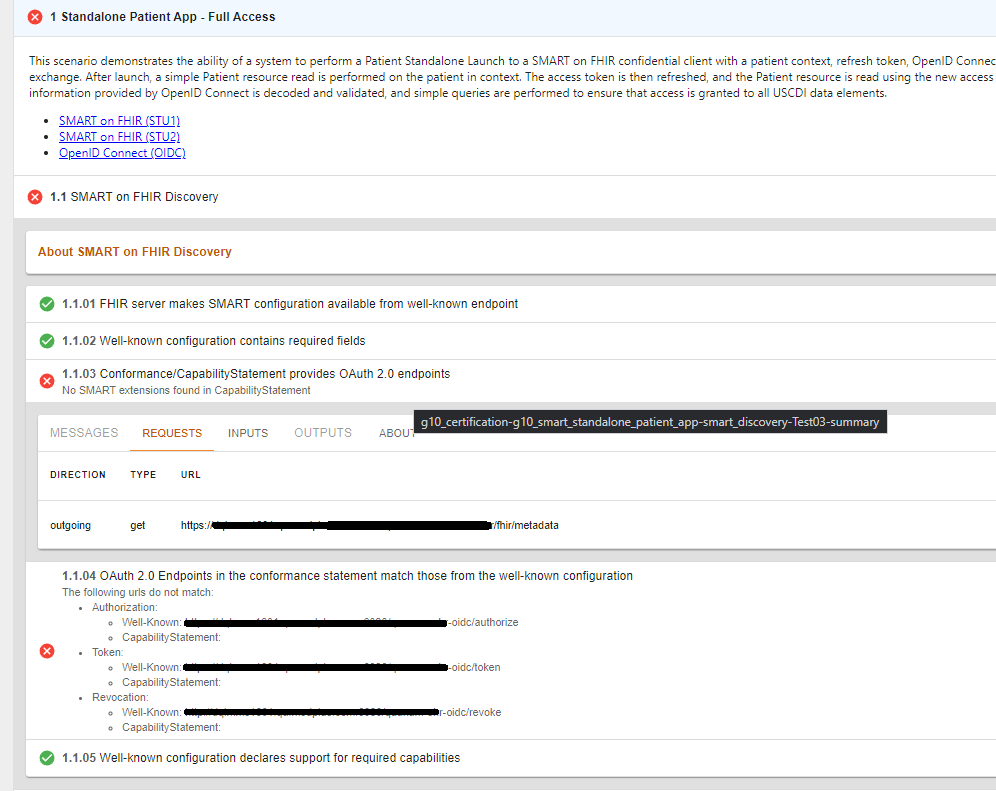 Getting No SMART extensions found in CapabilityStatement! · Issue #292 · onc-healthit/onc ...