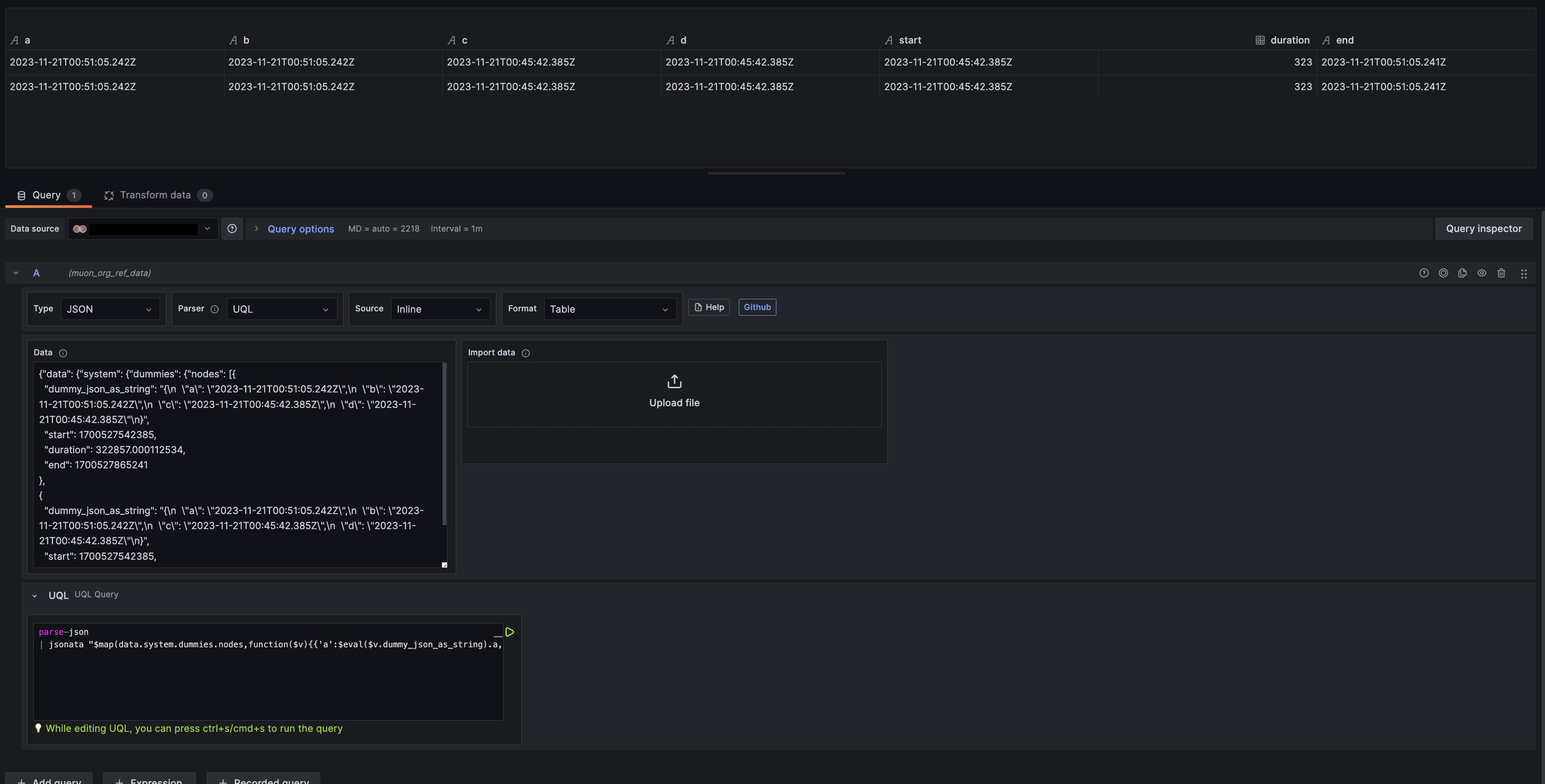 Bug Jsonata Not Functional In Backend Parser · Issue 710 · Grafanagrafana Infinity