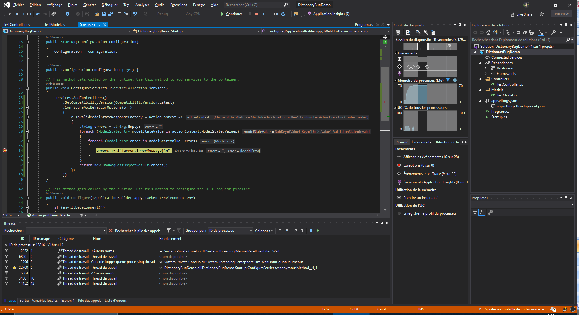 API Validation error for Dictionary with null value since Preview 8 · Issue #13512 · dotnet ...