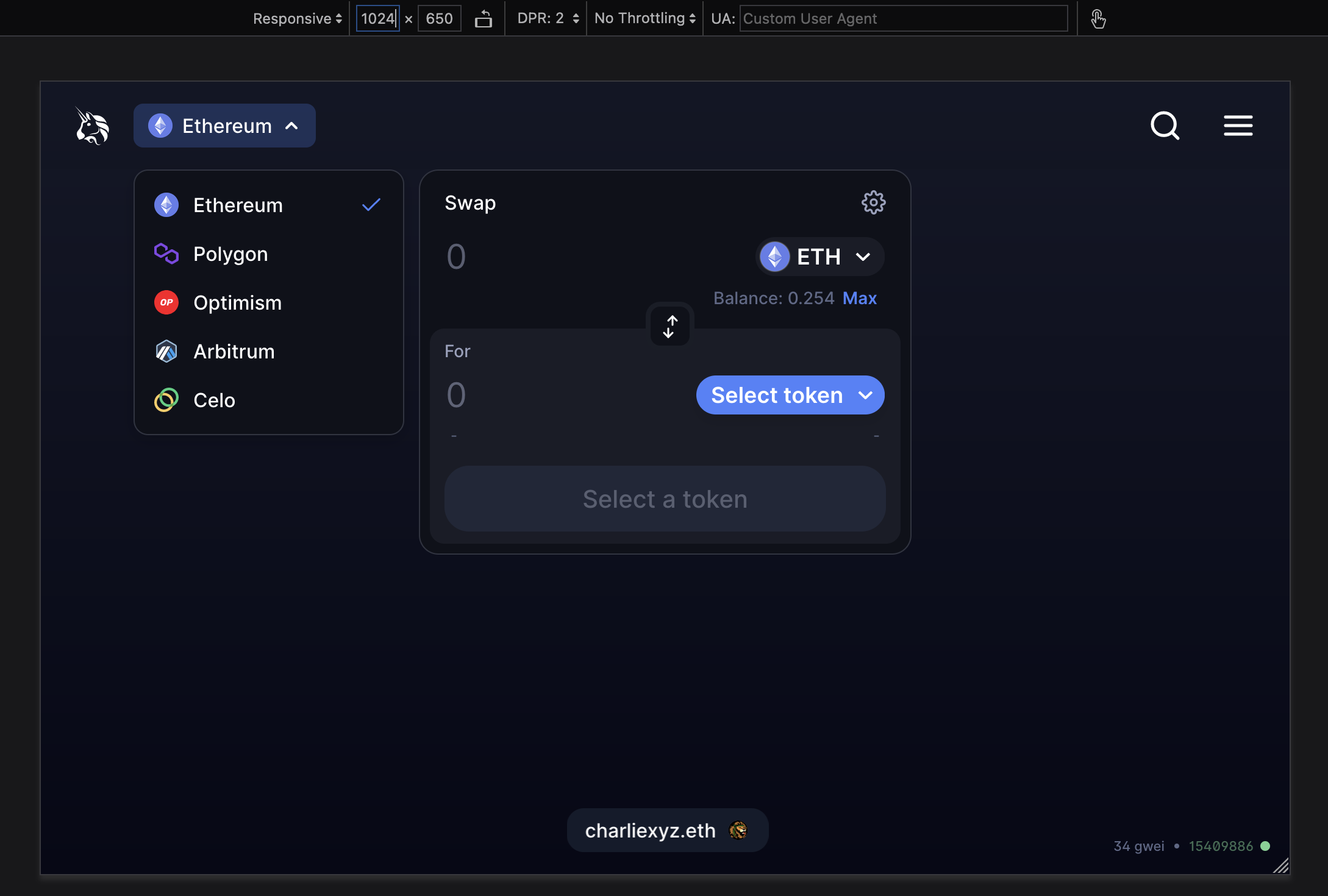 Feat Mobile Network Switcher By Cbachmeier · Pull Request 4486 · Uniswapinterface · Github