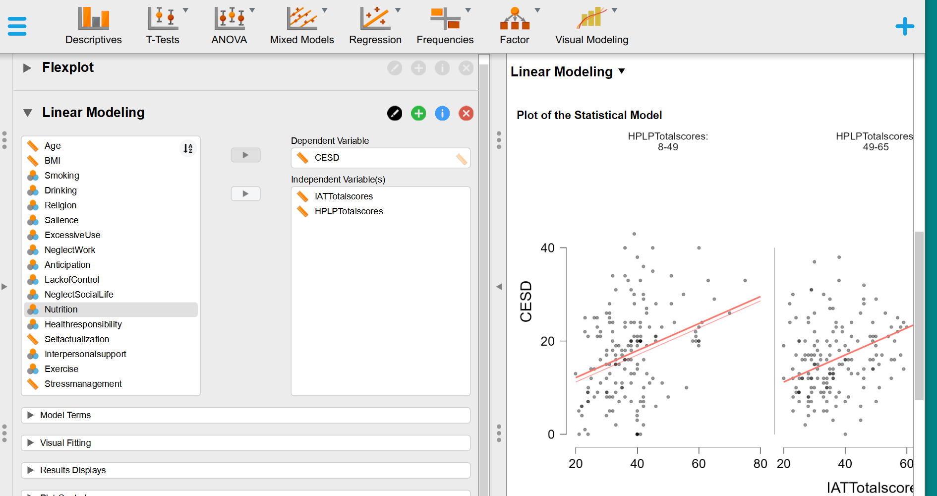 [Bug]: Visual modeling- Linear Modeling failed in 0.16.4 · Issue #1849 · jasp-stats/jasp-issues ...