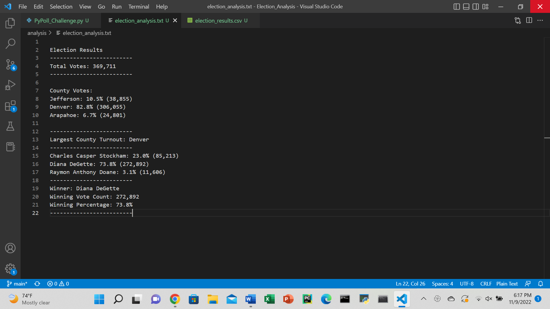 GitHub - RyanDevillier/Election_Analysis