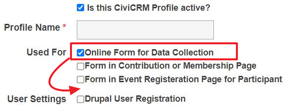 New CiviCRM Profile: move「Online Form for Data Collection」 item position to the back · Issue #57 ...