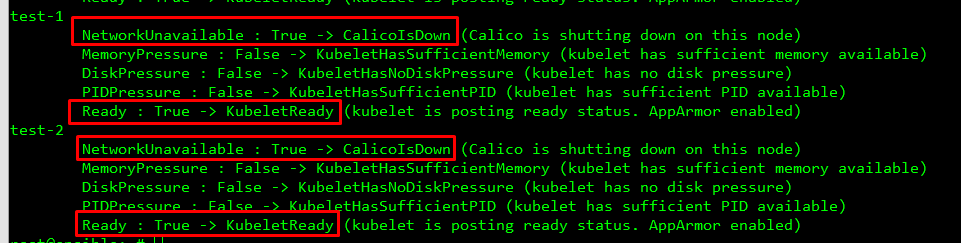 After Uninstalling Calico The Nodes Stuck In Networkunavailable Because Of Calicoisdown · Issue 8456