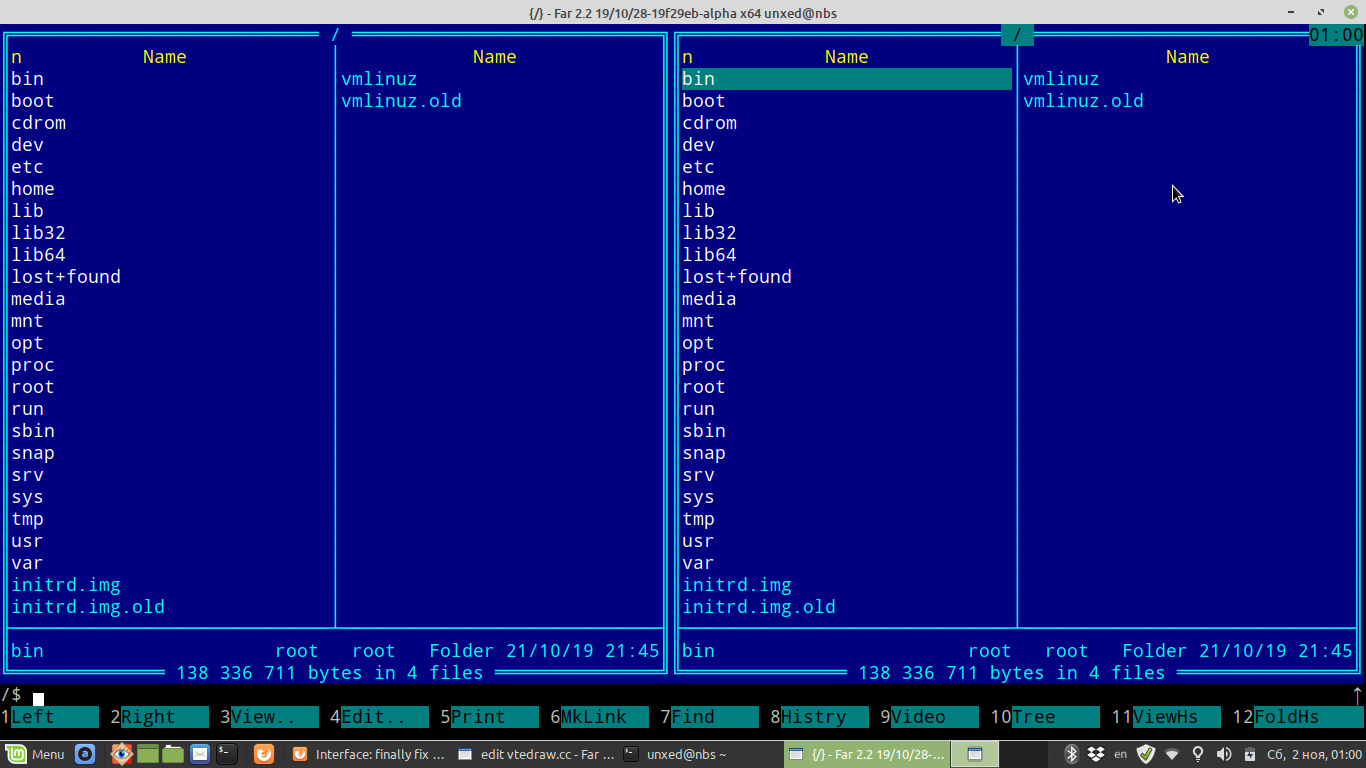 Interface: finally fix annoying 1px gaps between pseudographics characters (wx, linux) · Issue ...