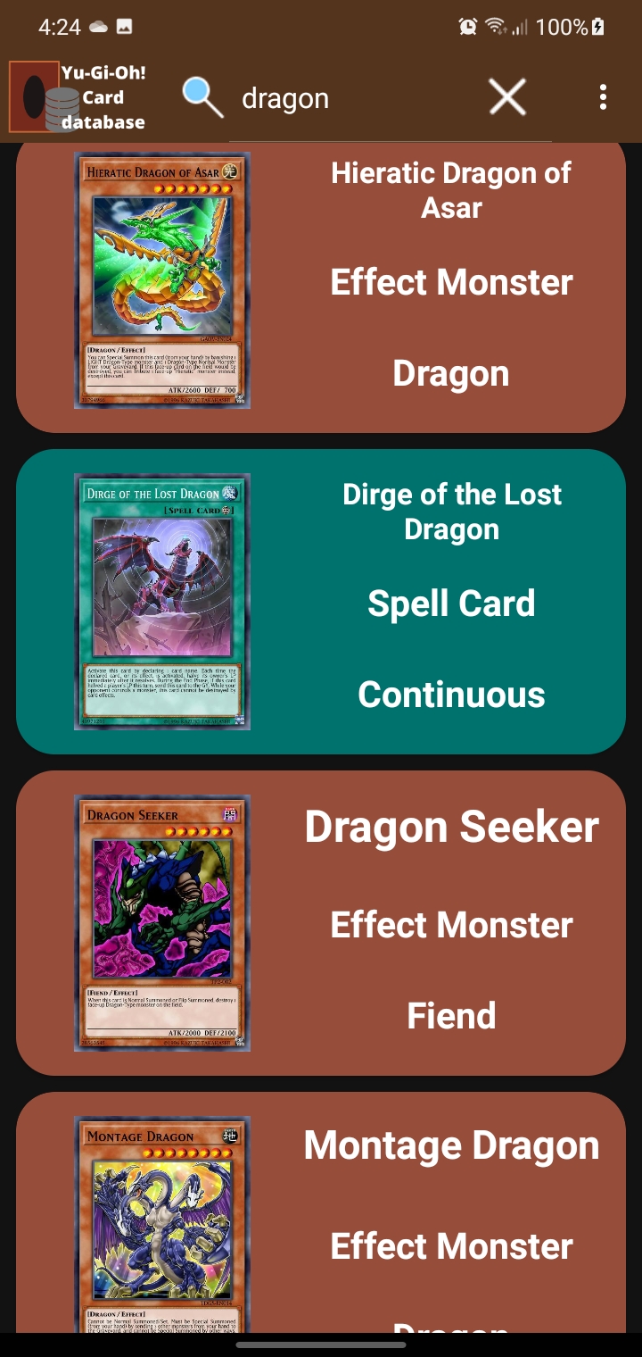 GitHub - diegoxze35/Yu-Gi-Oh-Card-database-app: app realizada con fines ...