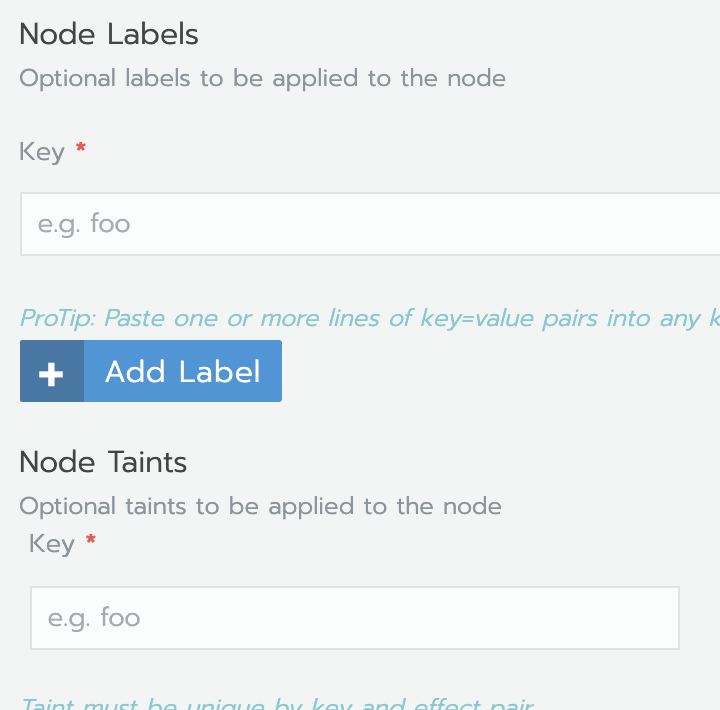 Node labels and taints UI Issues · Issue #24640 · rancher/rancher · GitHub