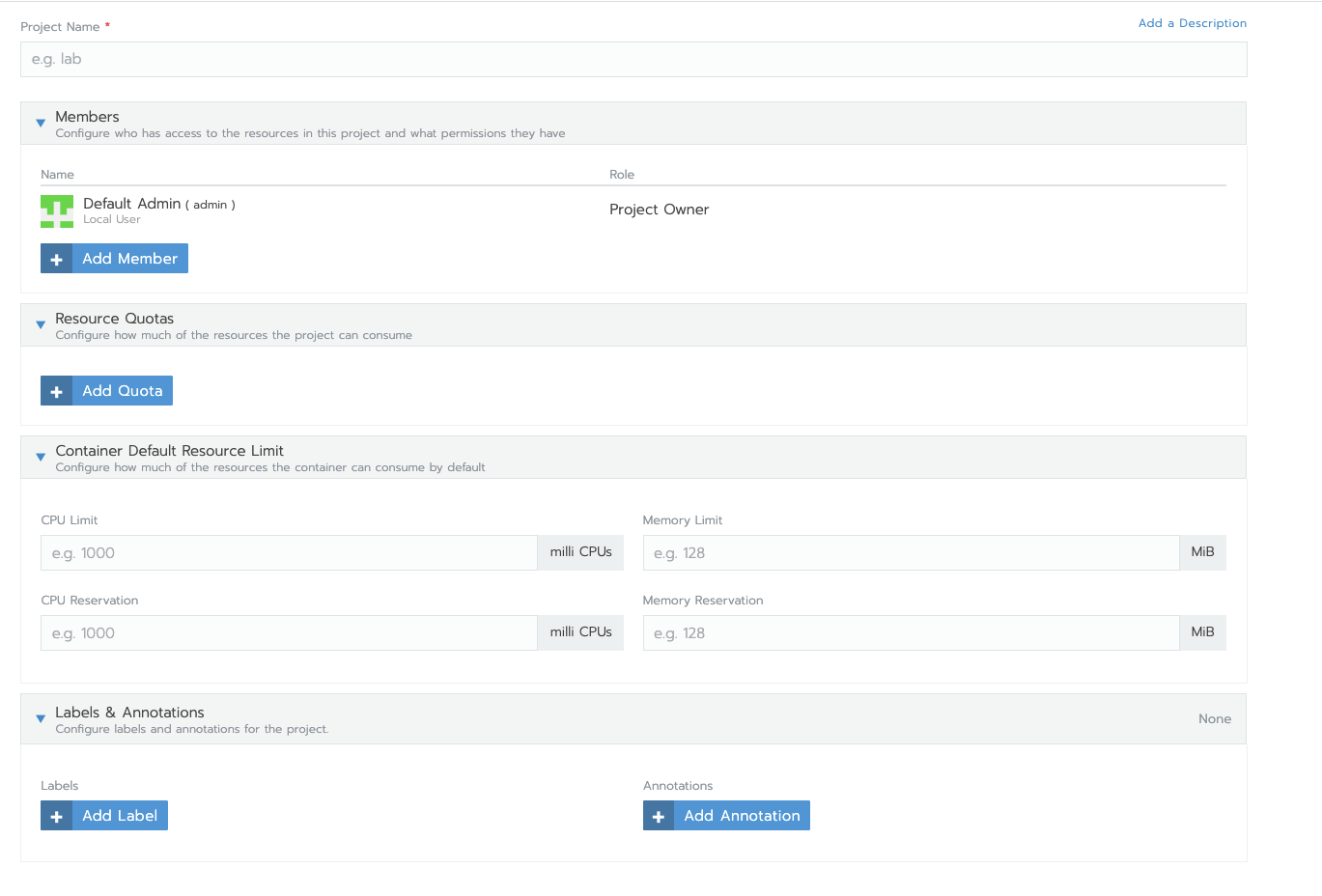 Projects changes- List/Detail & Create/Edit · Issue #306 · rancher/dashboard · GitHub