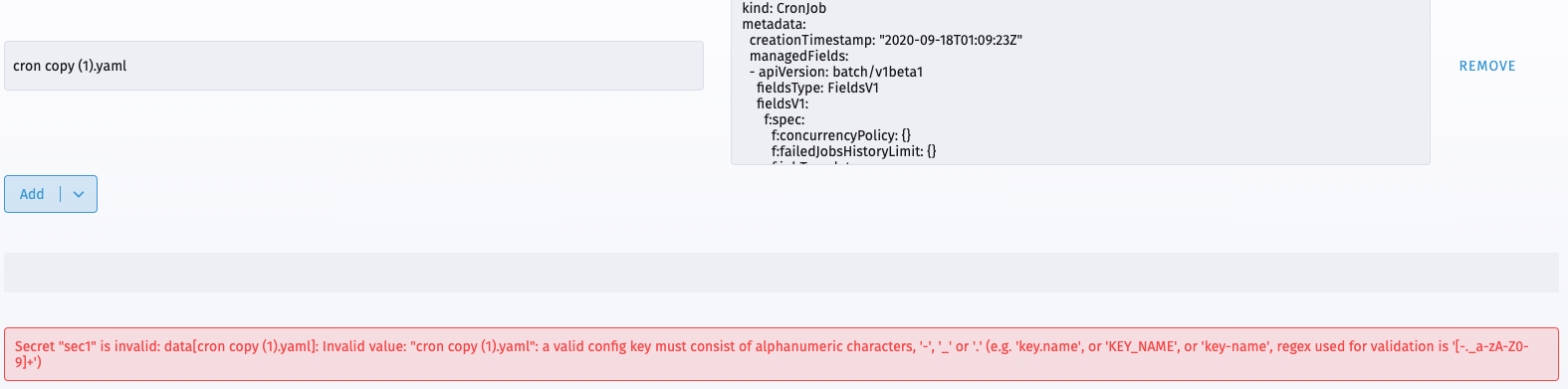 In Secret: Create, clean up the key field if file name has non-UTF8 character set · Issue #1499 ...