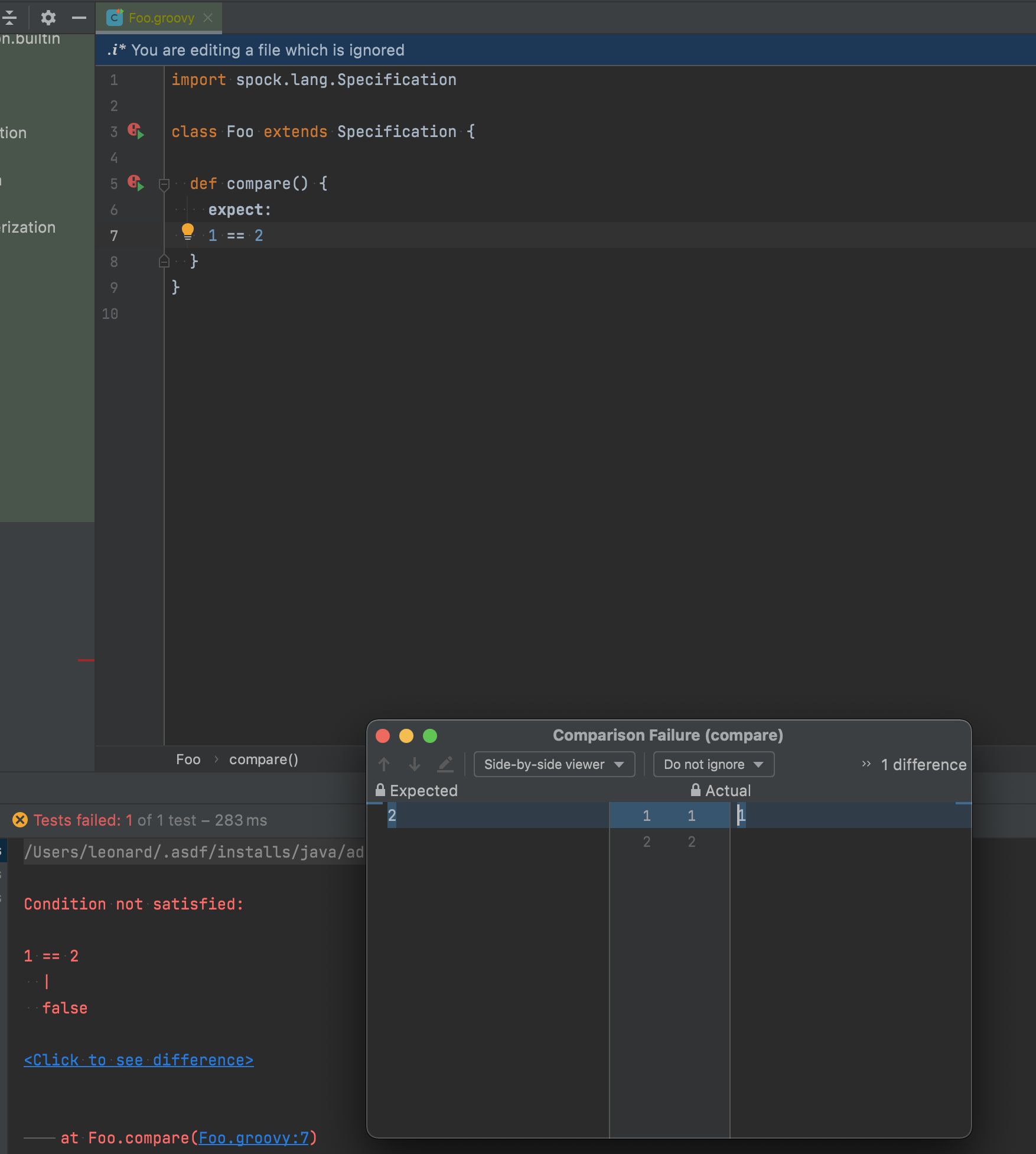 IntelliJ should show " " in stack trace · Issue #972 · spockframework/spock · GitHub