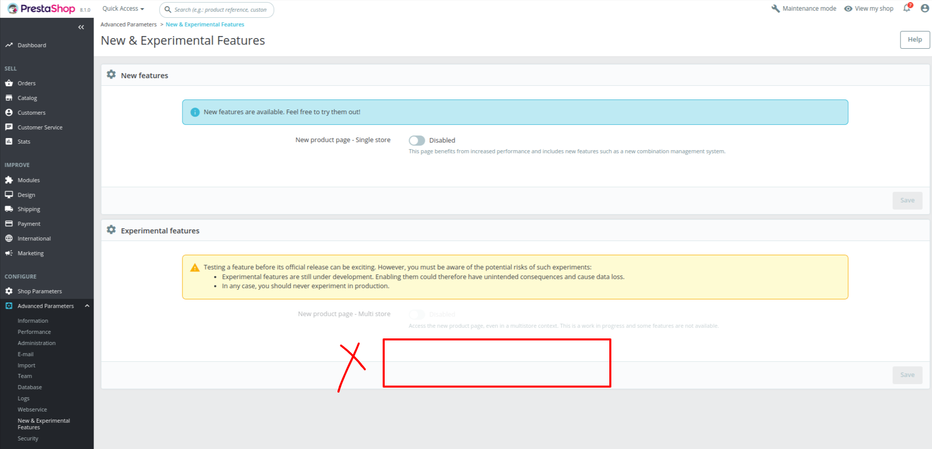 After the upgrade to develop branch , the new button of attribute group on new & Experimental ...
