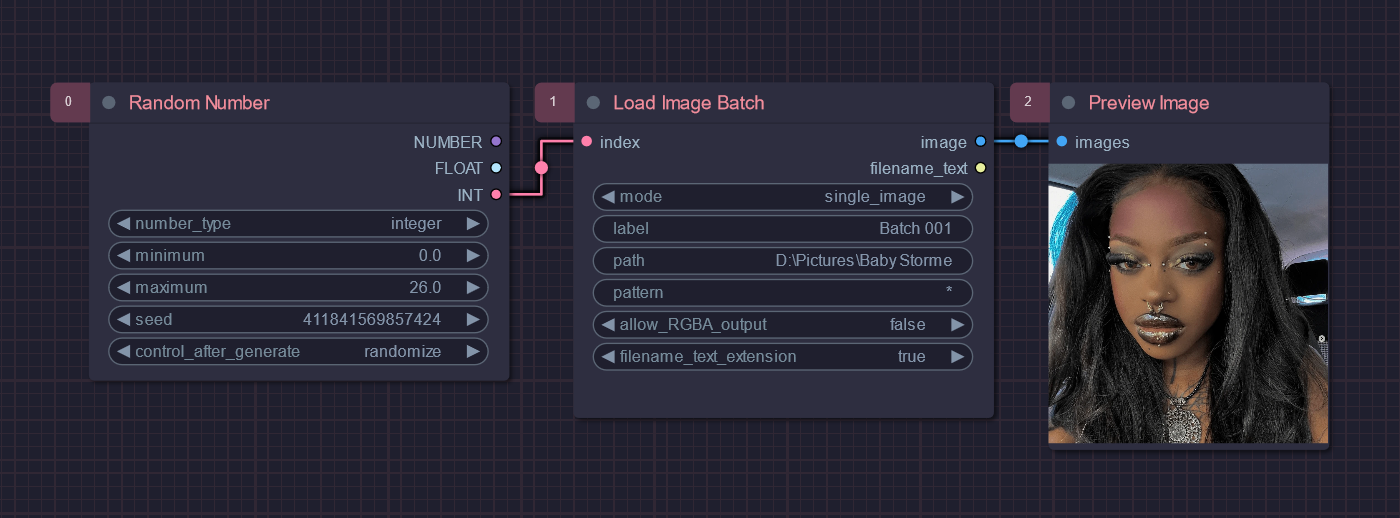 How does the "Load Image Batch" Node work? I cant get it to do what I want. · WASasquatch was ...