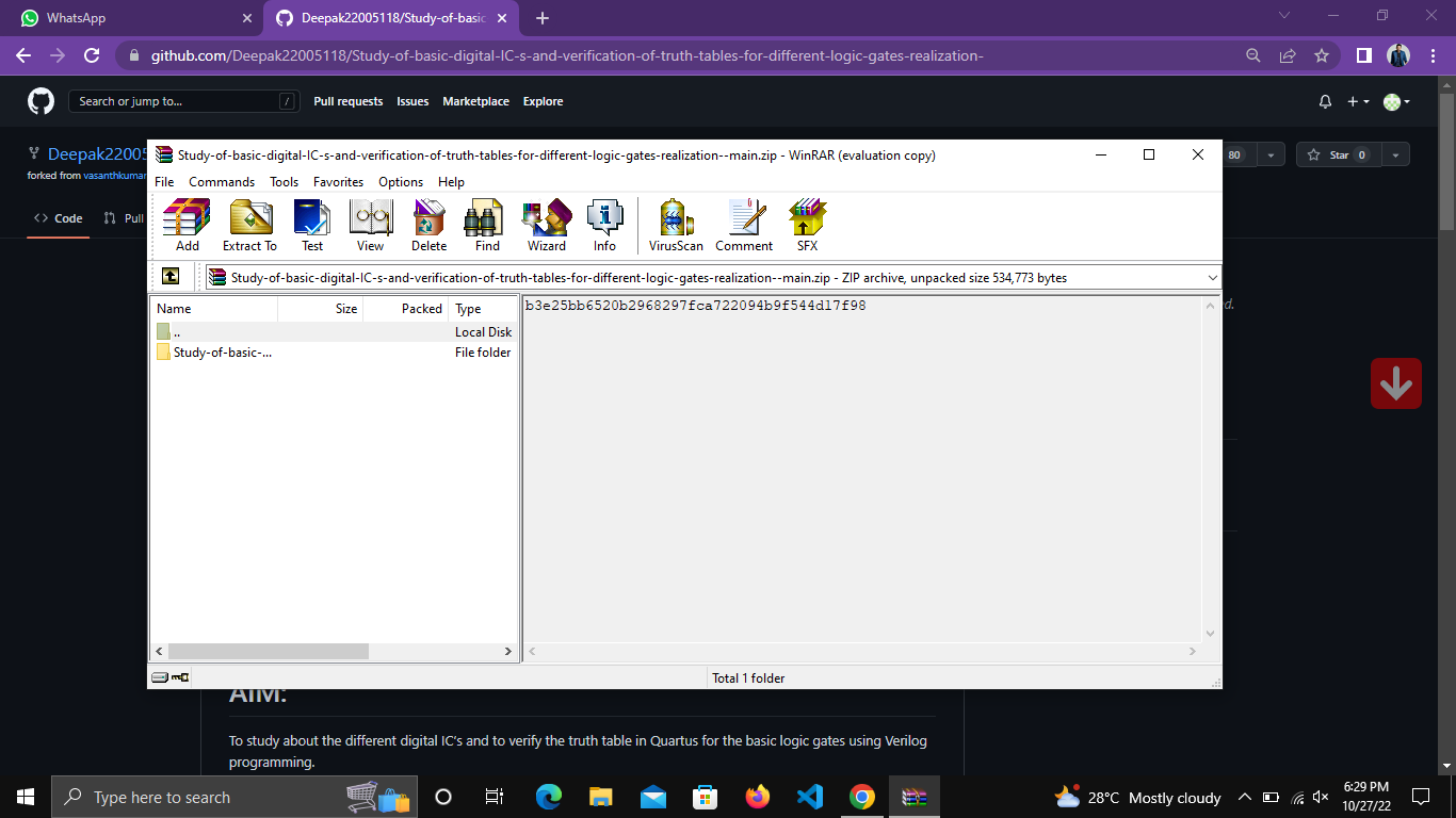 monish by monish100802 · Pull Request #2 · vasanthkumarch/Experiment--03-Half-Subtractor-and ...