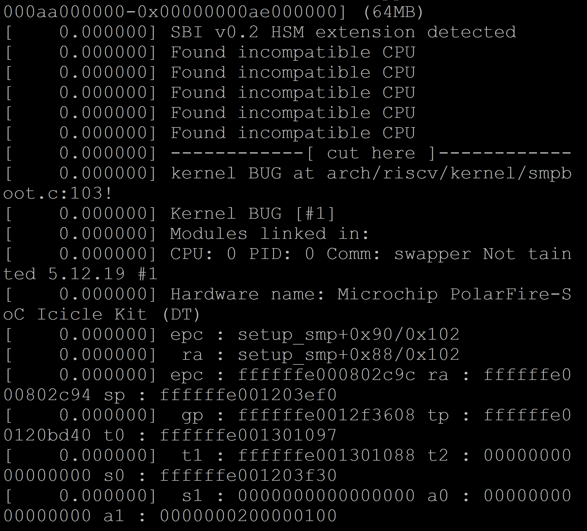 Kernel Panic Not Syncing Attempted To Kill The Idle Task · Issue