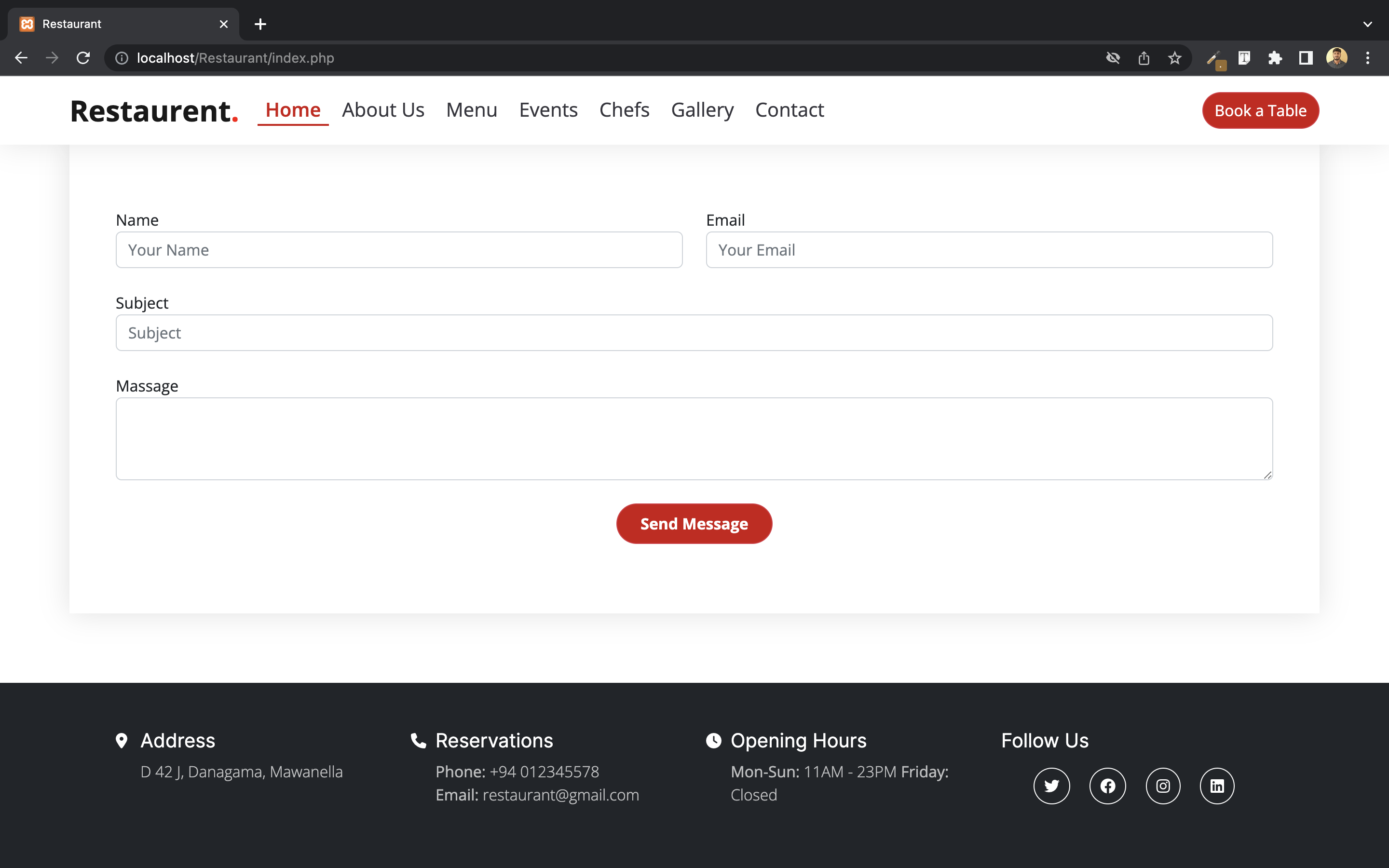 GitHub - mkabdulazees56/Resturant-Website: 5th semester final project Restaurant website using ...