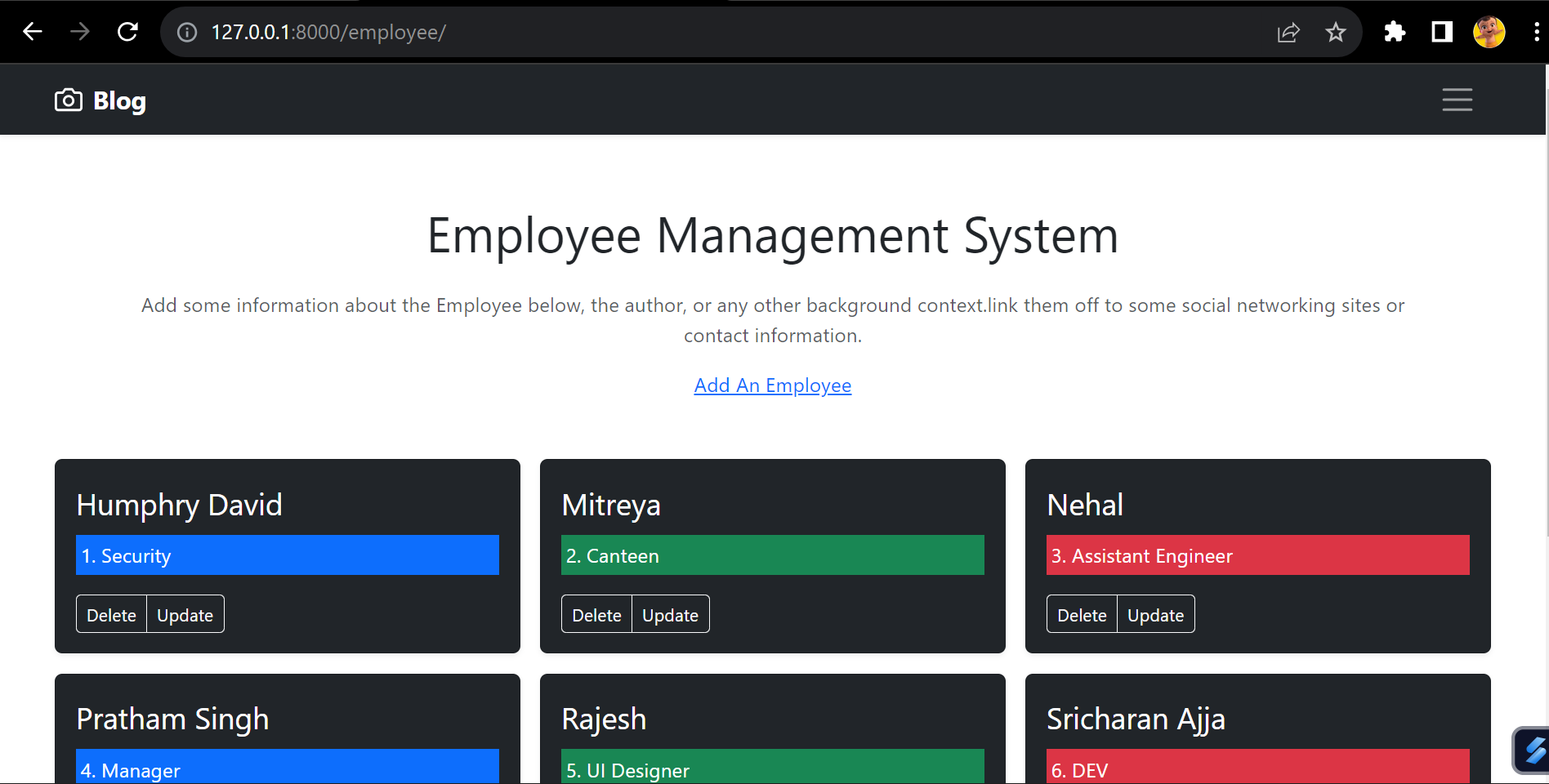 GitHub - sricharan959/Employee-Management-System: Add, Delete and ...