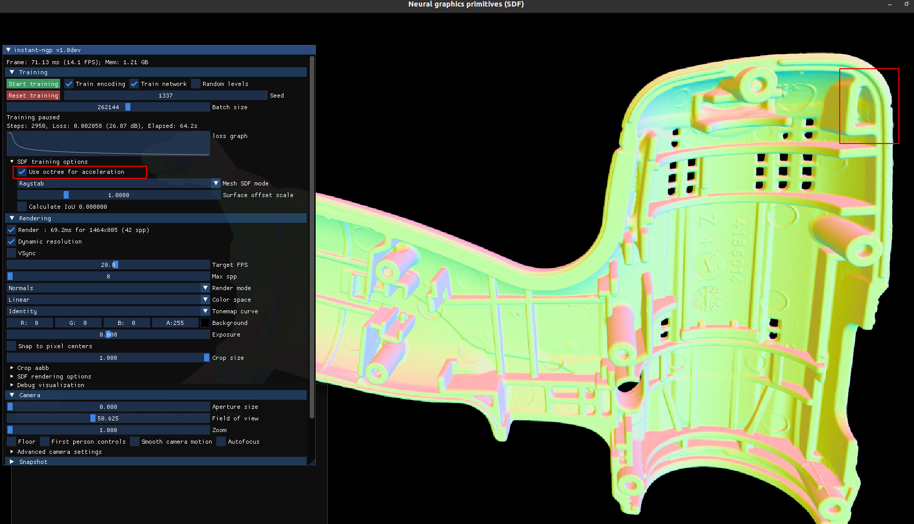 SDF fitting artifacts when not using octree · Issue #1061 · NVlabs/instant-ngp · GitHub
