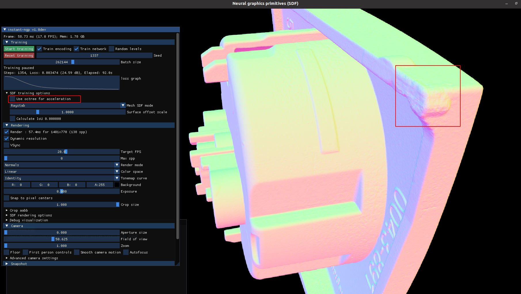 Sdf Fitting Artifacts When Not Using Octree · Issue 1061 · Nvlabsinstant Ngp · Github