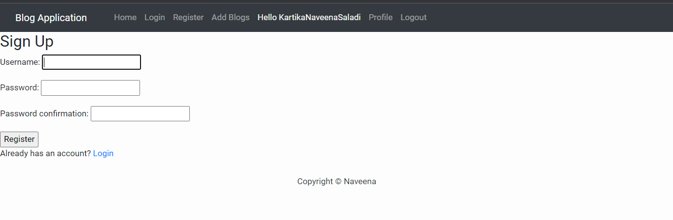 GitHub - KartikaNaveena/BlogApplication: BlogApplication is a blogging ...