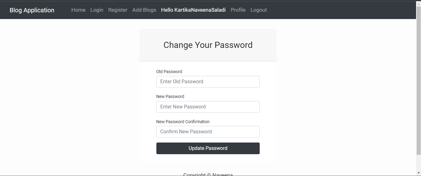 GitHub - KartikaNaveena/BlogApplication: BlogApplication is a blogging website that allows users ...