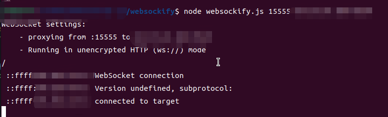 connect the mobile phone through ws to perform Scrcpy operation, and report an error Error ...
