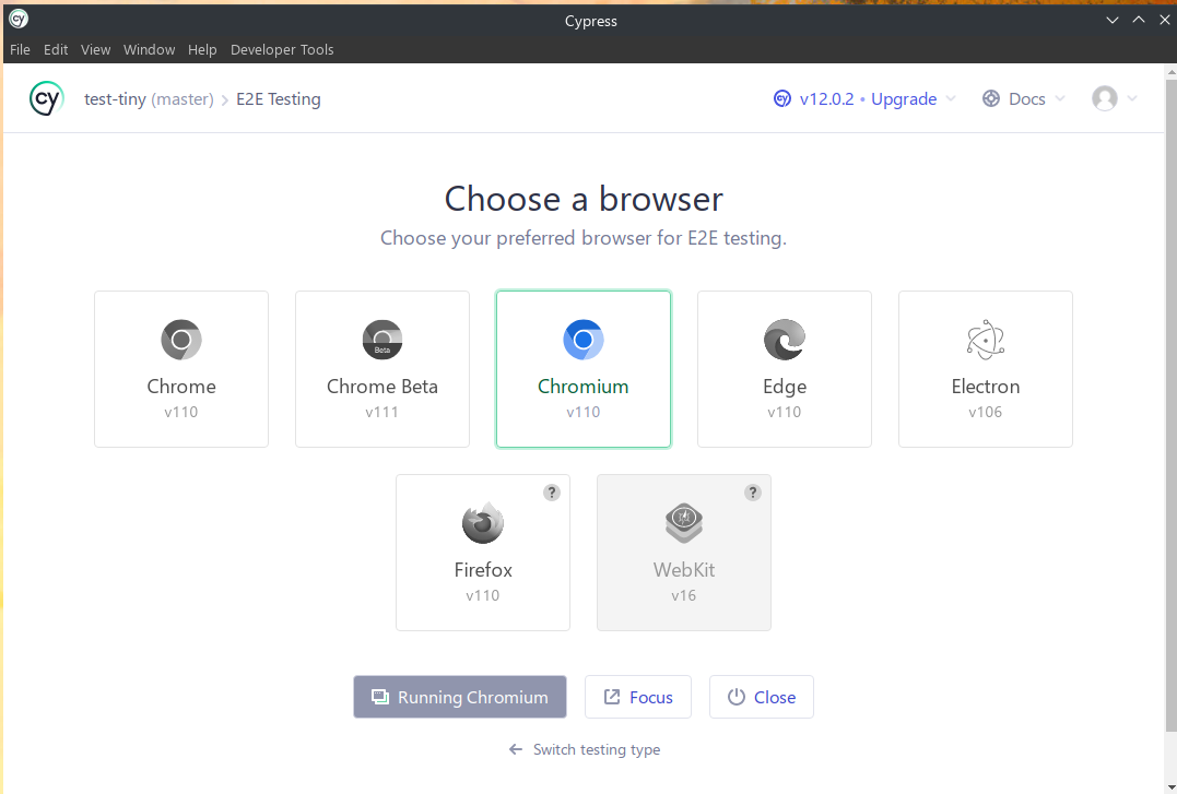 Cypress 11+ UI is not reporting the correct browser · Issue #25755 · cypress-io/cypress · GitHub