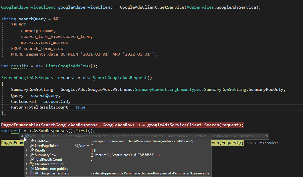 TotalResultCount equals 0 when SummaryRowSetting =SummaryRowOnly · Issue #345 · googleads/google ...