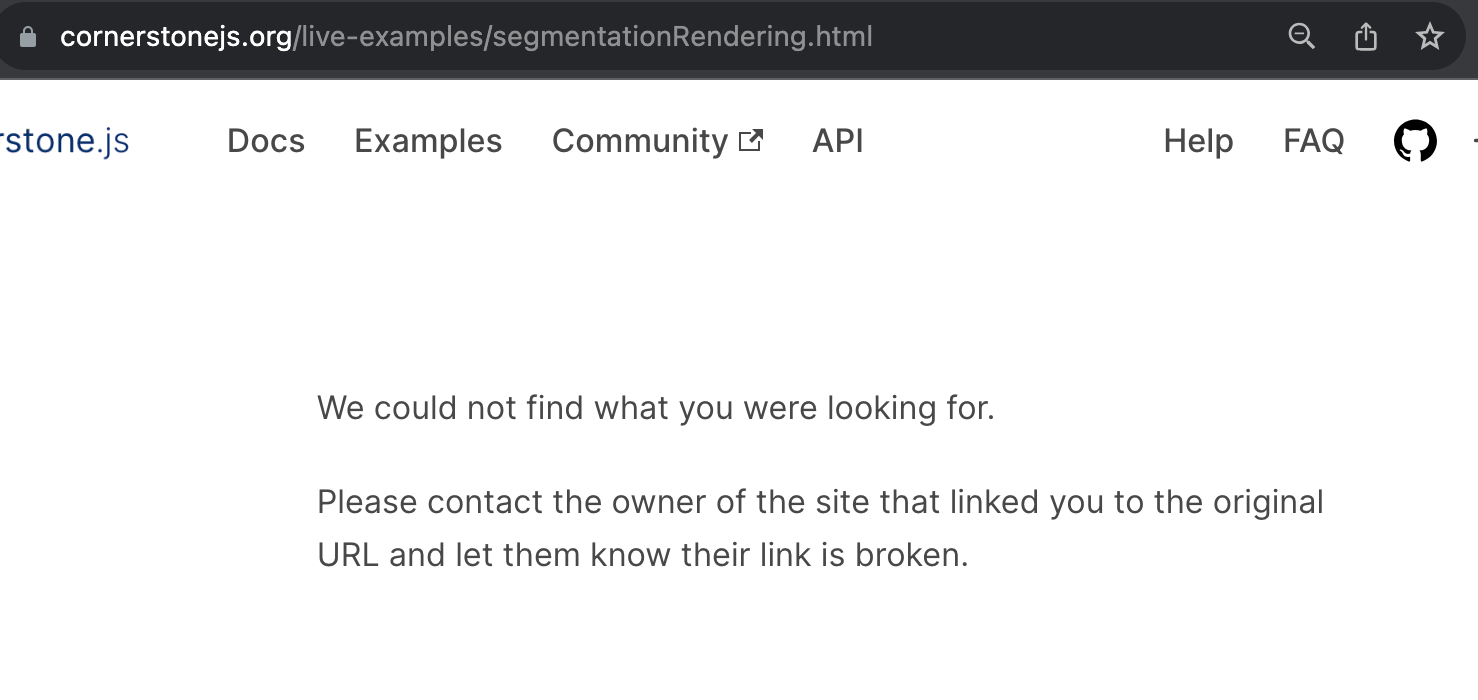 [Bug] Use Segmentation tools with Stack Viewport · Issue #712 · cornerstonejs/cornerstone3D · GitHub