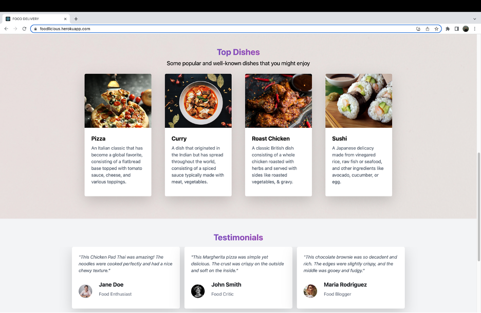 GitHub - RahulKodate/FoodLicious: FoodLicious: Connecting food bloggers, enthusiasts, and local ...