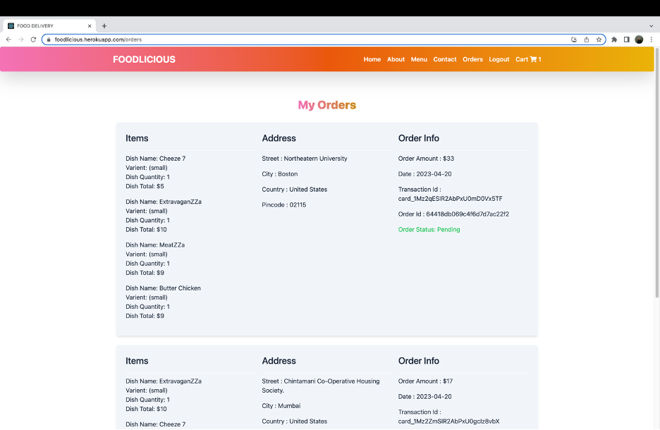 GitHub - Anuja-Kale/Foodilicious