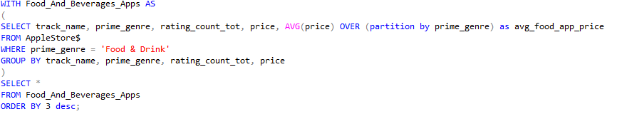 GitHub - Bdunning6/Apple-Store-SQL-Project