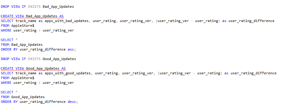 GitHub - Bdunning6/Apple-Store-SQL-Project