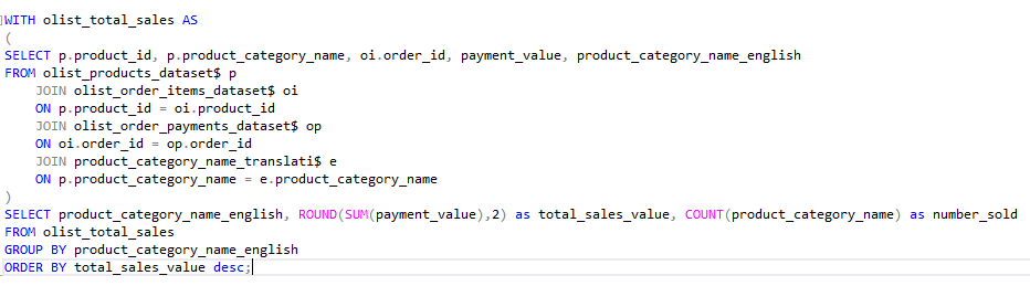 GitHub - Bdunning6/Olist-E-Commerce-Analysis
