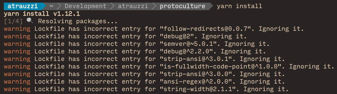 When using `--flat`, I get "Lockfile has incorrect entry for ..." · Issue #6684 · yarnpkg/yarn ...