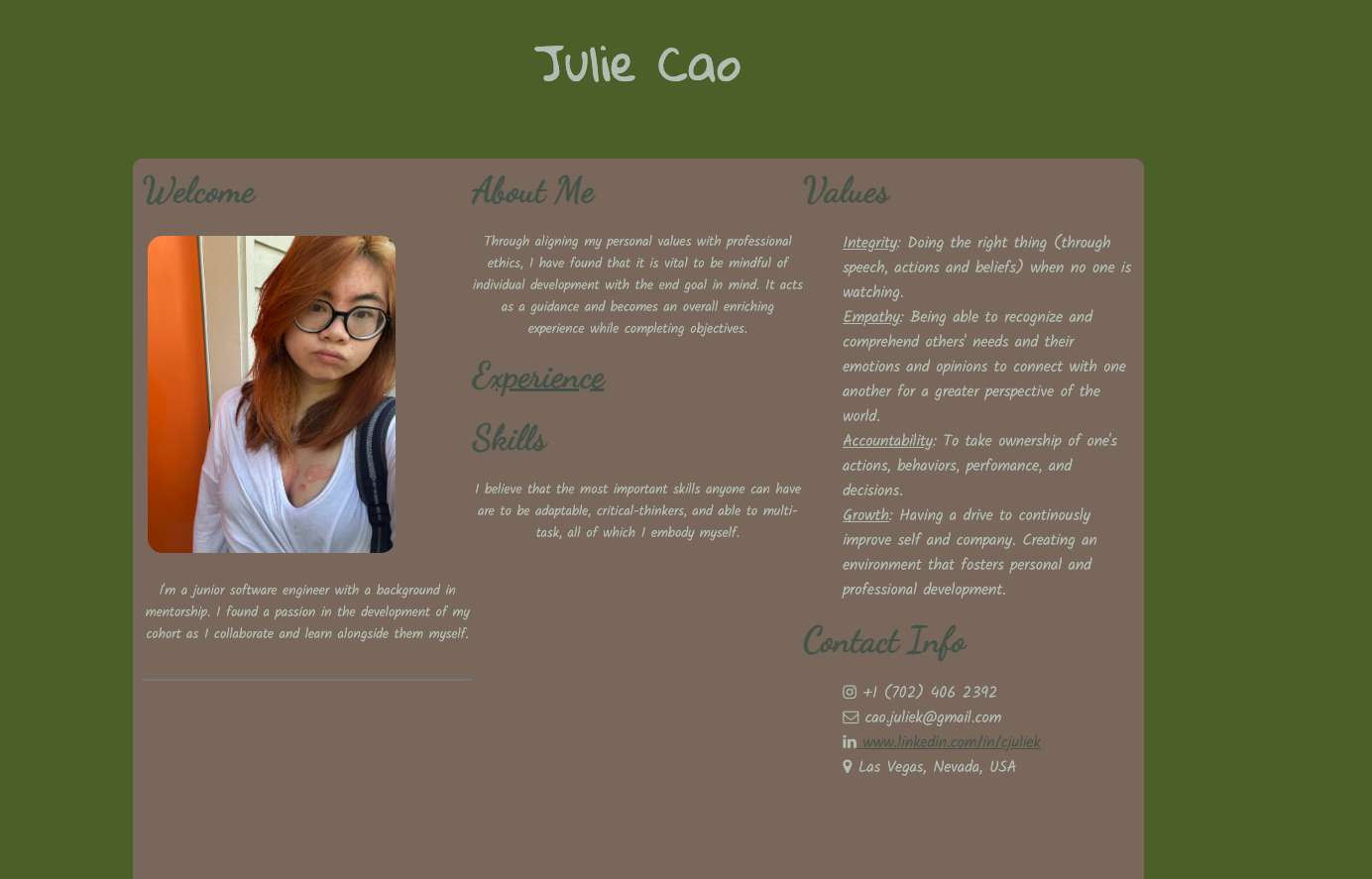 GitHub - cjuliek/port